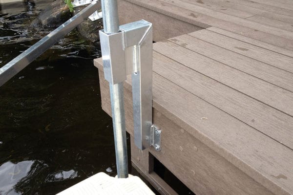 Dock Anchors for a Floating Dock